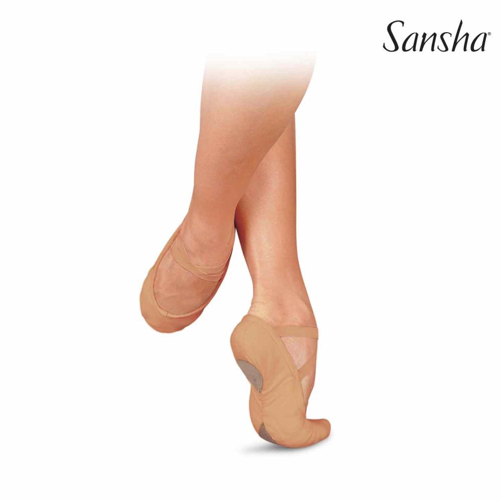 Sansha Canvas Ballet Slipper Multiple Colors – Empire Dance Shop
